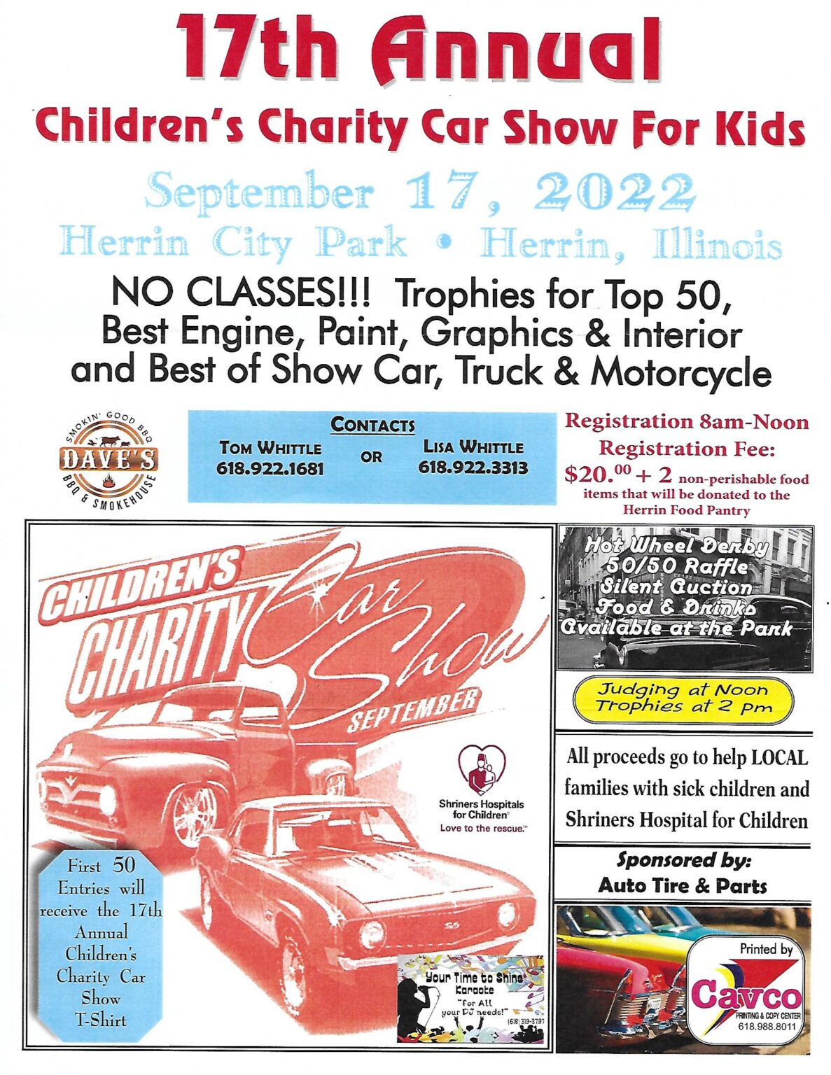 17th Annual Charity Car Show for Kids - Car Show Radar