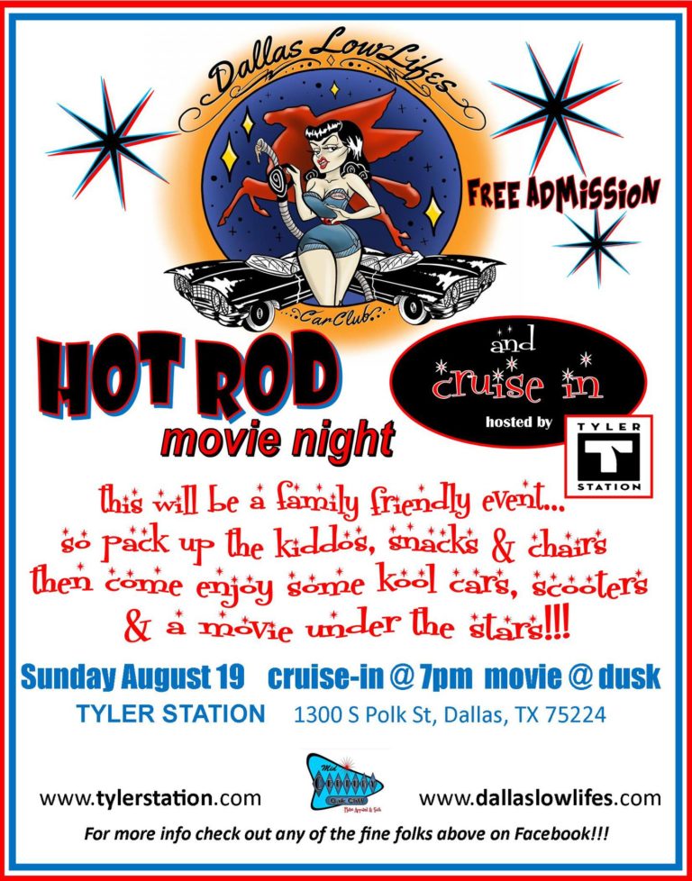 Hot Rod Movie Night and Cruise In