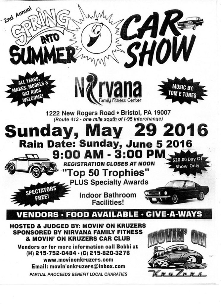 2nd Annual Spring Into Summer Car Show