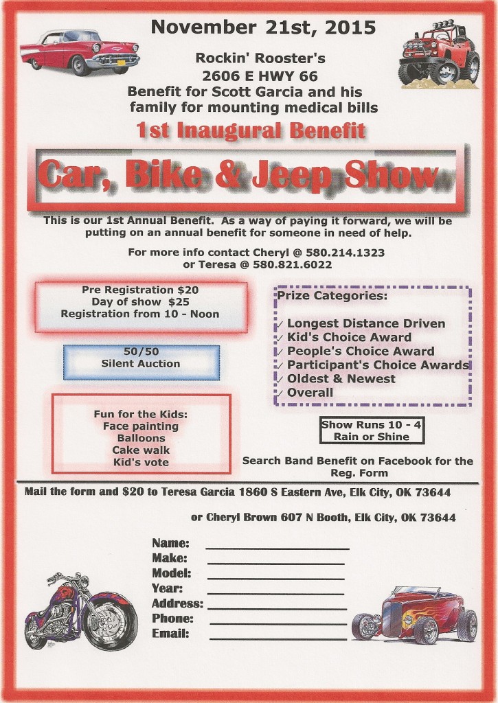 1st Inaugural Benefit Car, Bike & Jeep Show