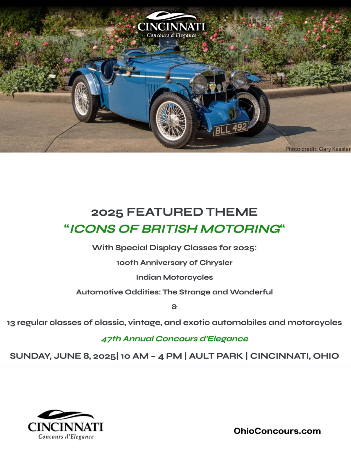 2025 Cincinnati Concours d’Elegance