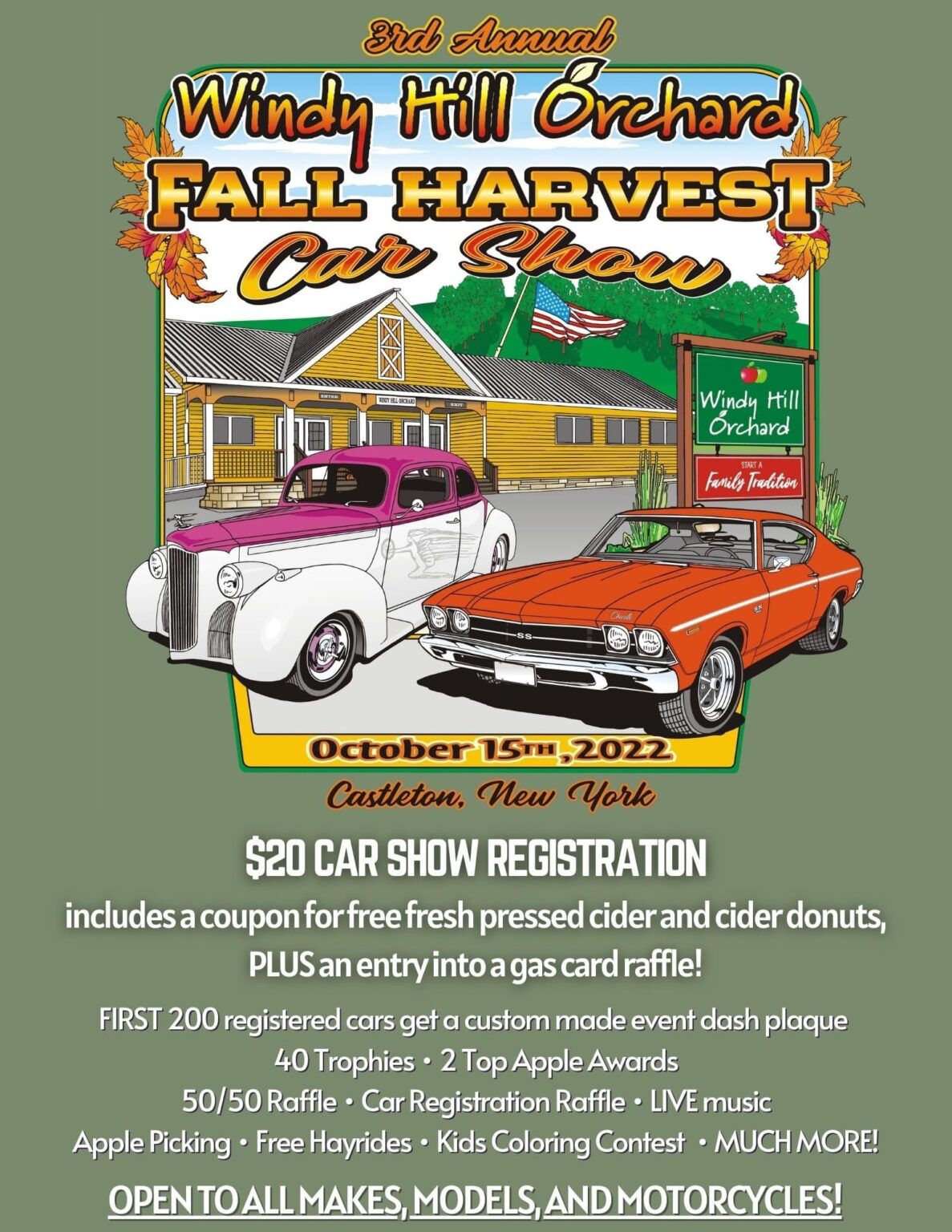 Windy Hill Orchard Fall Harvest Car Show